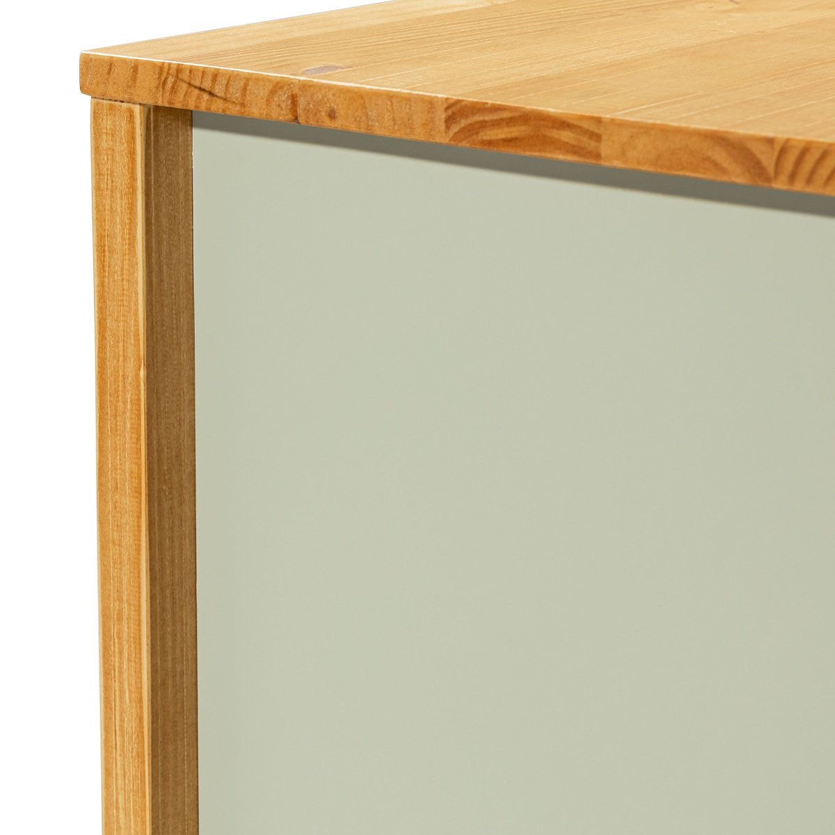 Cômoda 3 gavetas Sweet Home - Madeira Maciça + MDF - Verde Claro